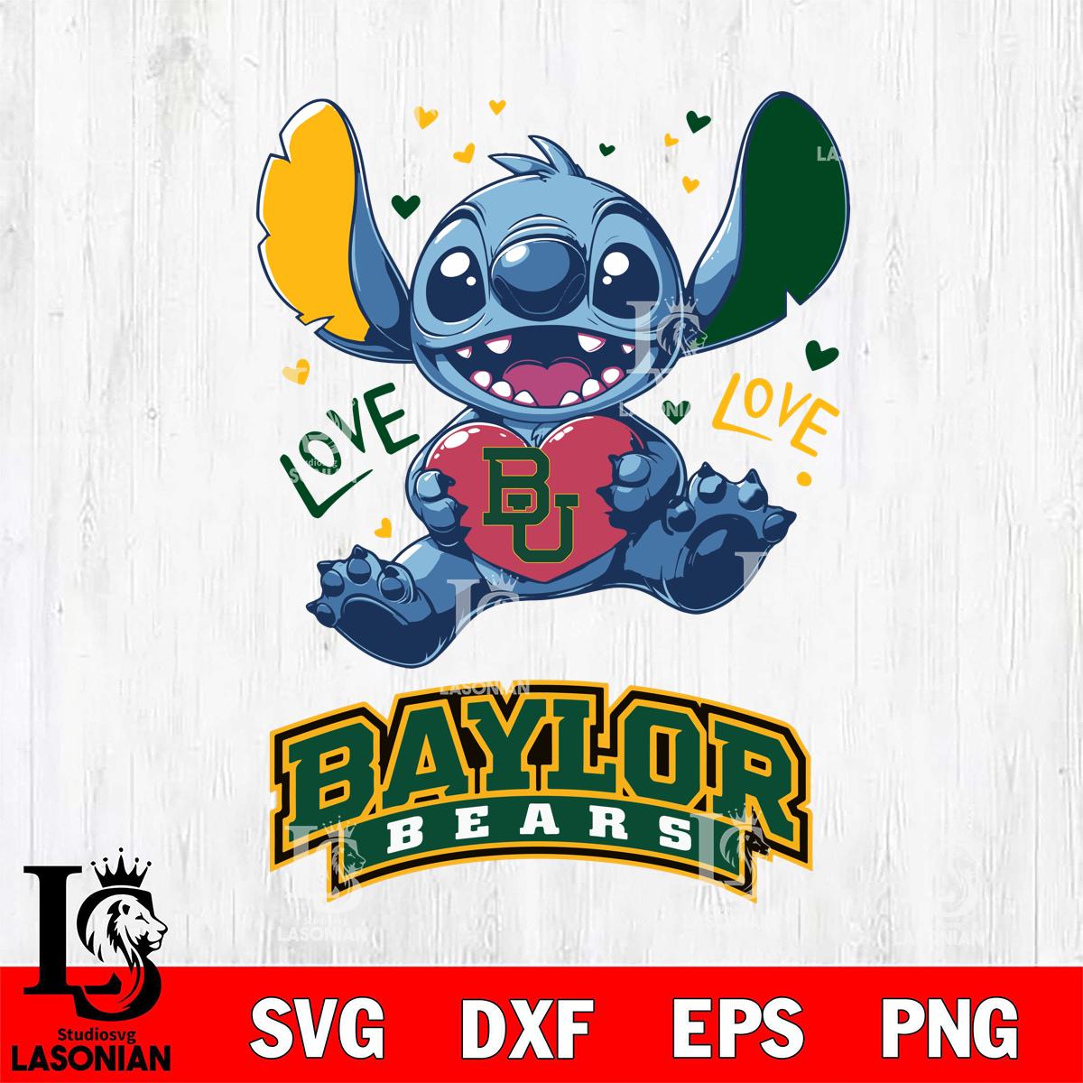 Baylor Bears Love Stitch – lasoniansvg