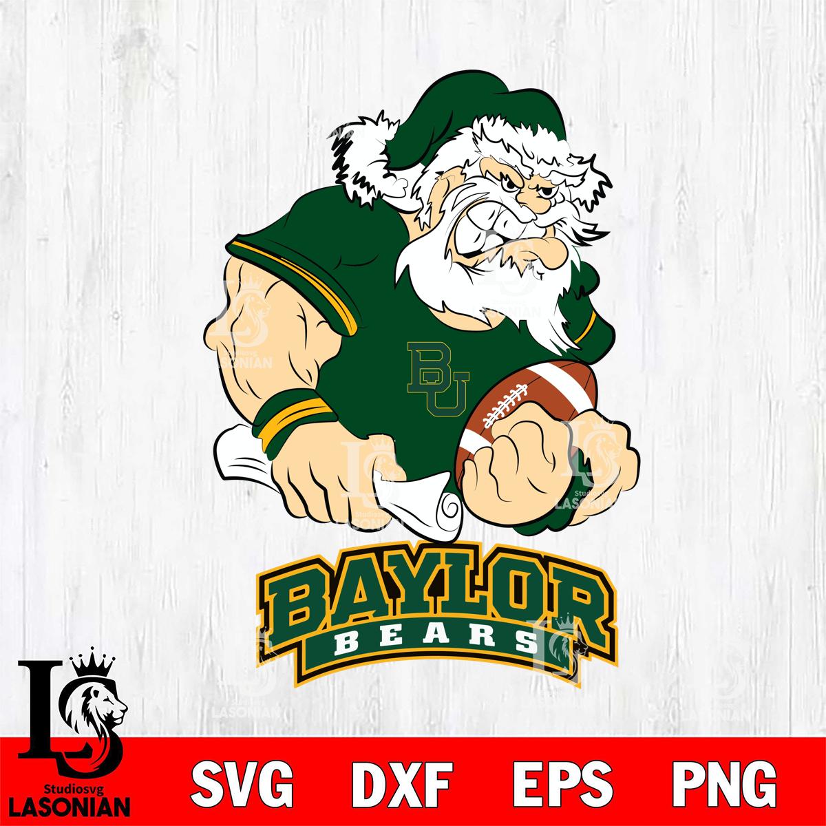 Baylor Bears Santa Claus Angry – lasoniansvg