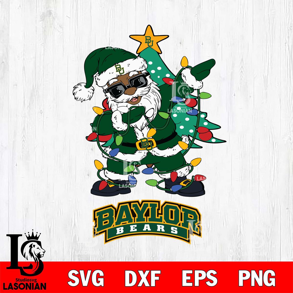 Baylor Bears Santa Claus Ugly Christmas – lasoniansvg