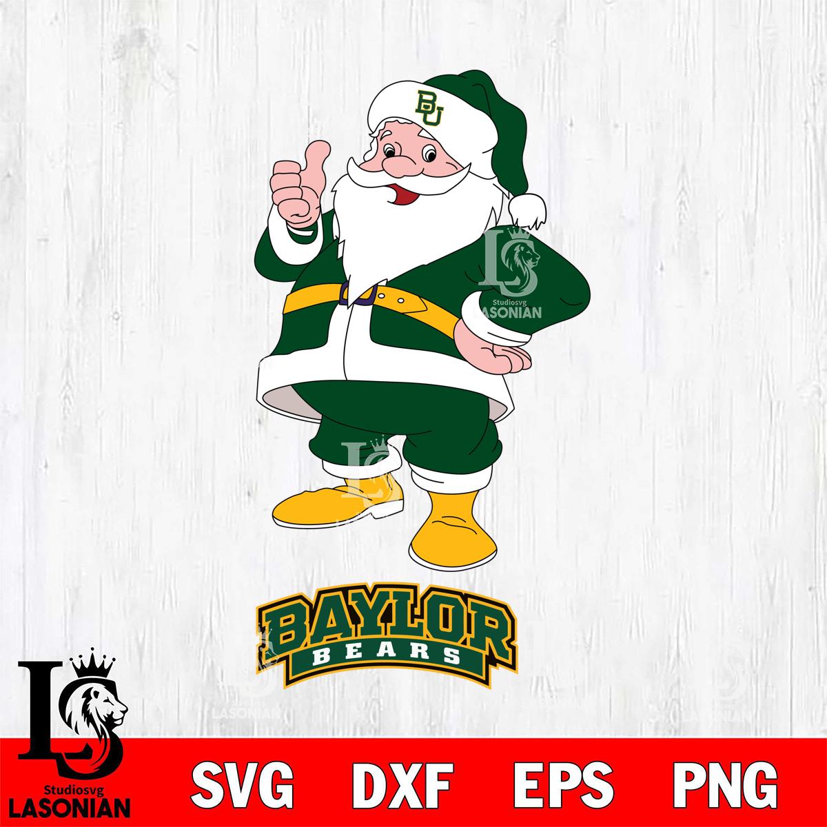 Baylor Bears Santa claus – lasoniansvg