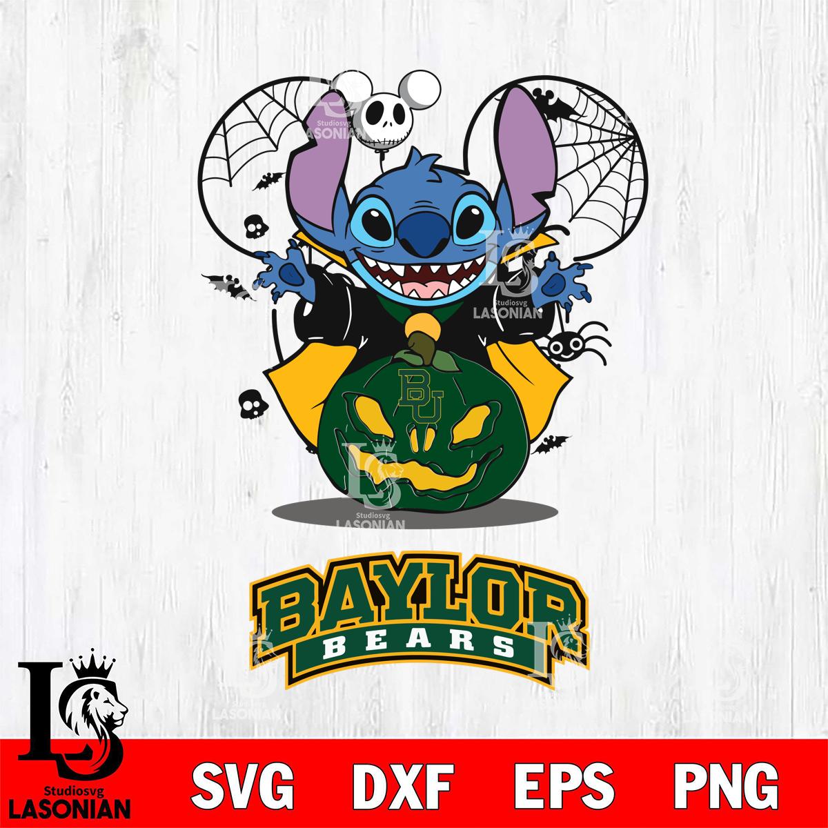 Baylor Bears Stitch Horror Halloween – lasoniansvg