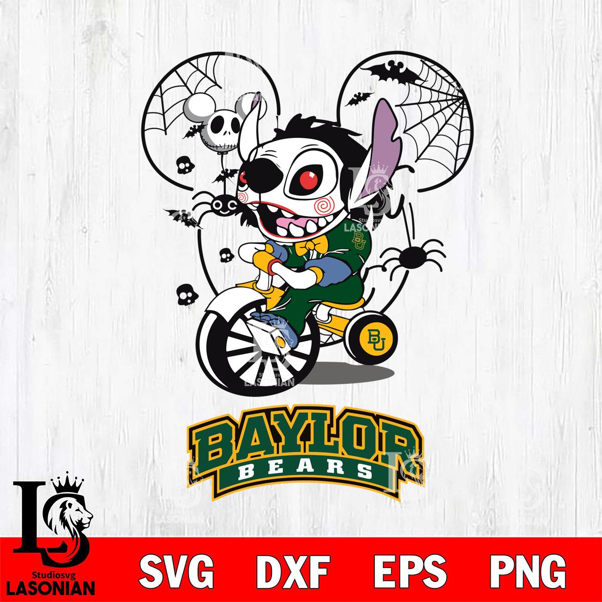 Baylor Bears Stitch Jigsaws Halloween – lasoniansvg