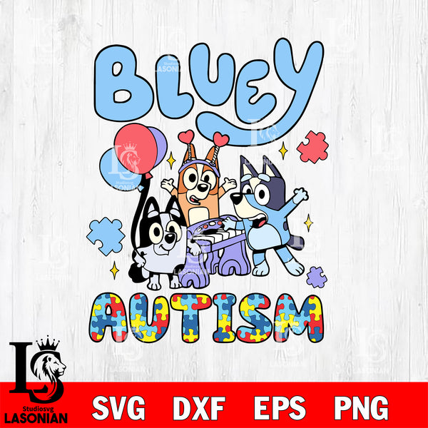 Bluey Autism 5 – lasoniansvg