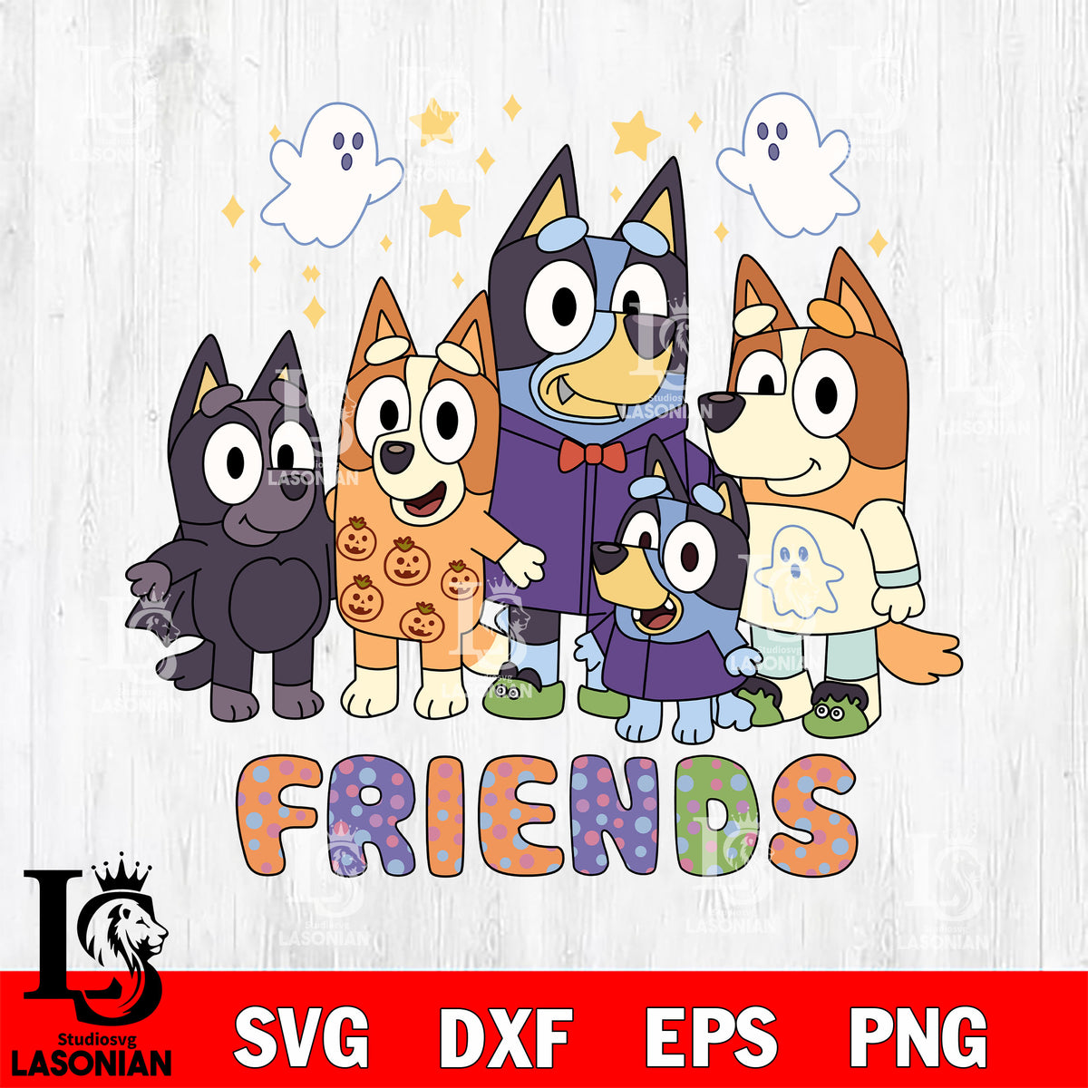 Bluey Friends horror – lasoniansvg