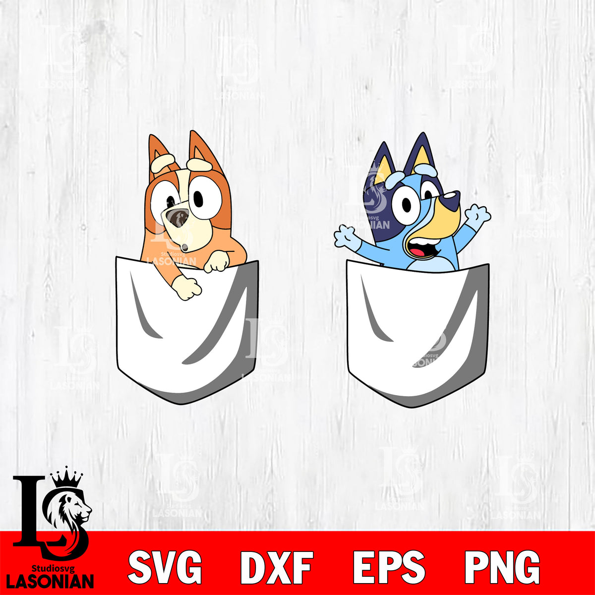 Bluey Pocket – lasoniansvg