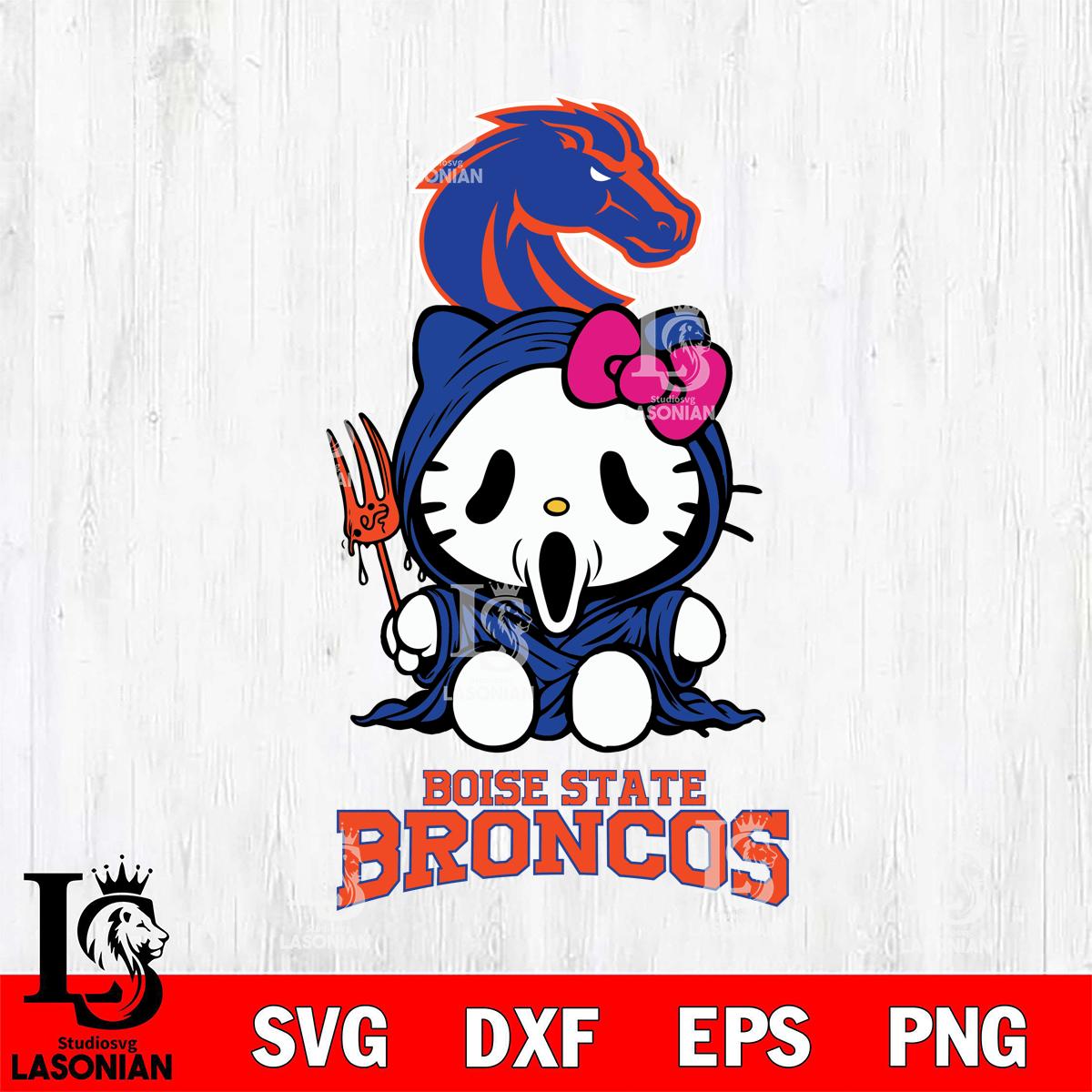 Boise State Broncos Hello Kitty Horror 4 – lasoniansvg