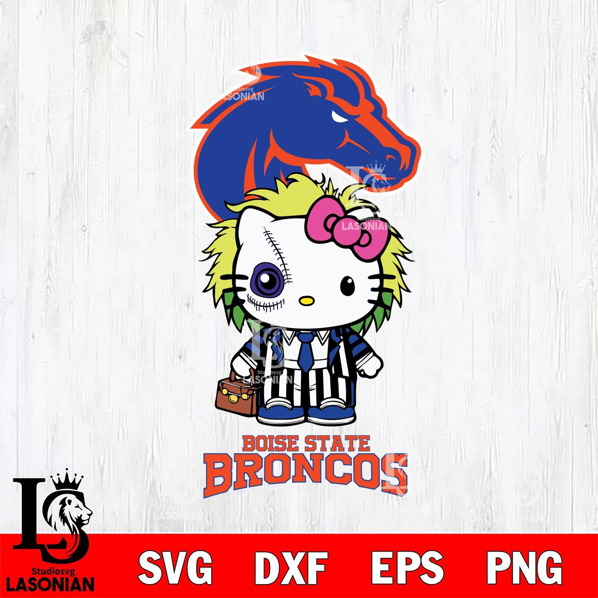 Boise State Broncos Hello Kitty Horror 8 – lasoniansvg