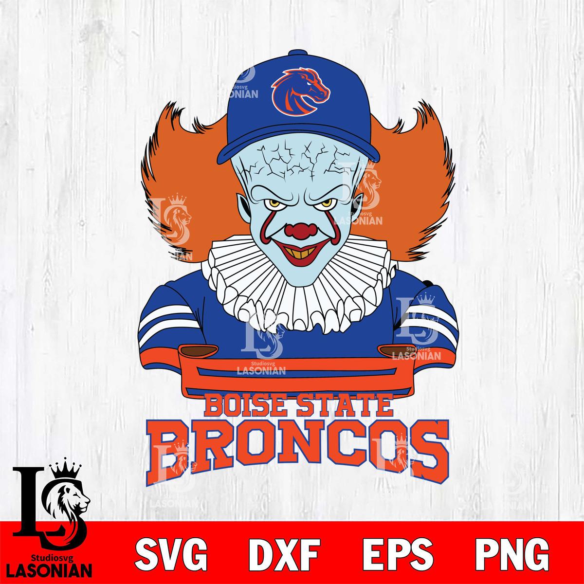 Boise State Broncos Pennywise Horror Sport 2 – lasoniansvg