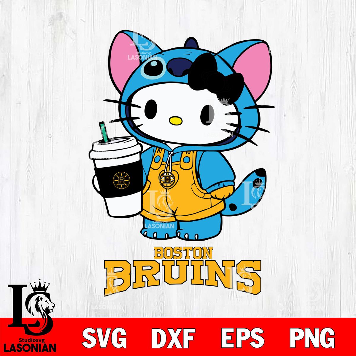 Boston Bruins Hello Kitty Stitch – lasoniansvg