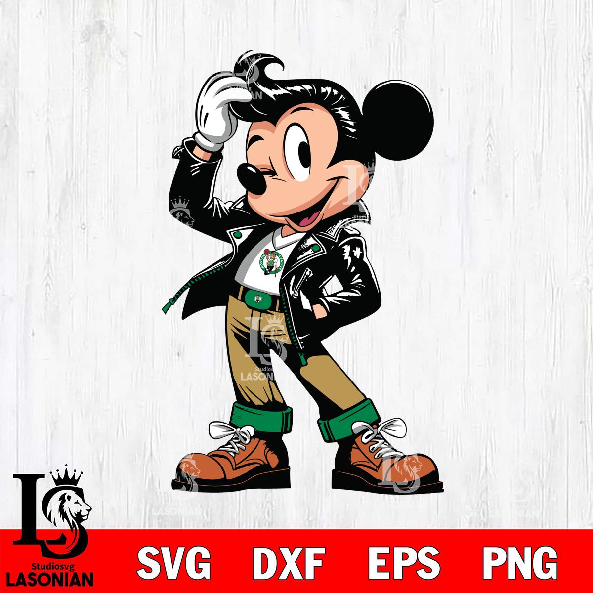 Boston Celtics Handsome Mickey Mouse – lasoniansvg