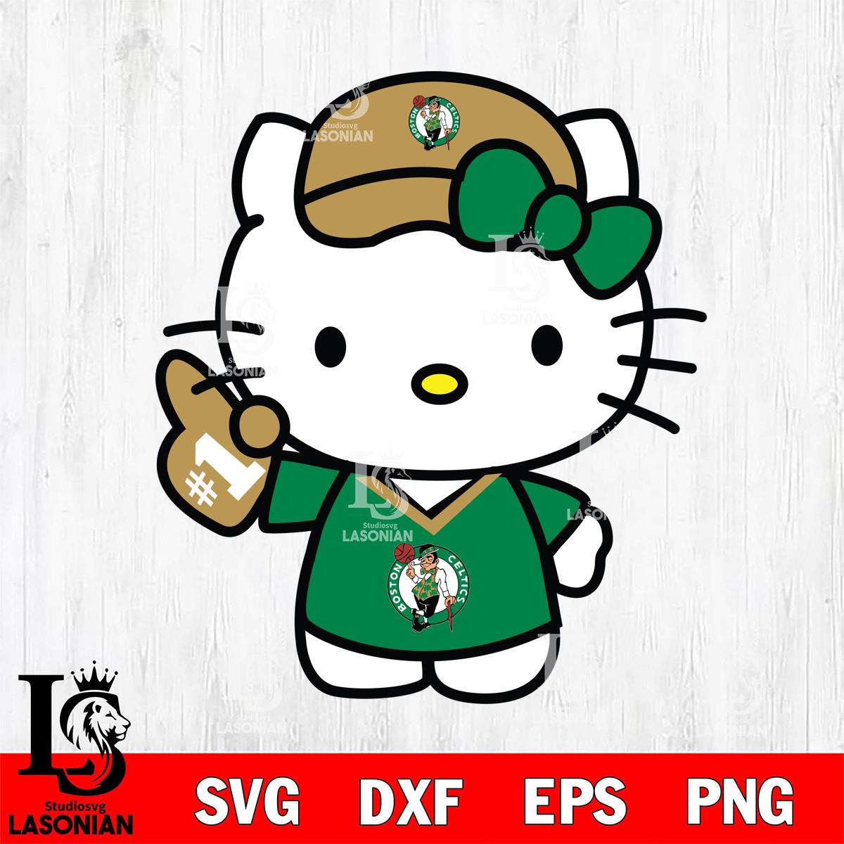Boston Celtics Hello Kitty basketball 2 – lasoniansvg