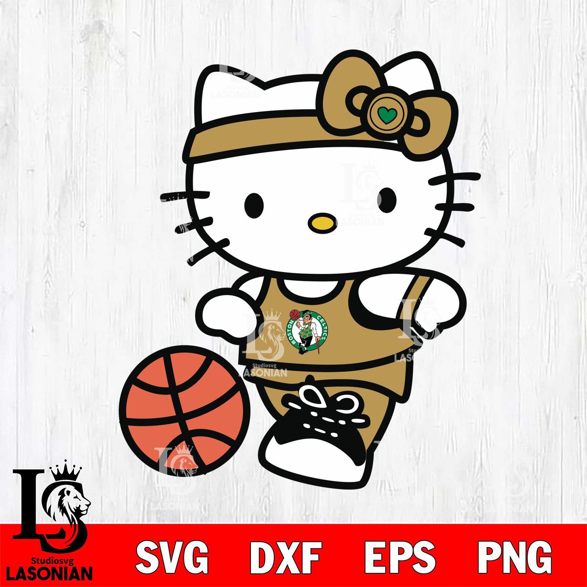 Boston Celtics Hello Kitty basketball 4 – lasoniansvg
