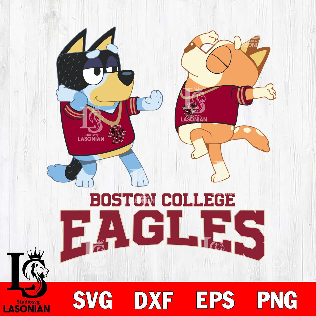 Boston College Eagles Bluey Dance – lasoniansvg