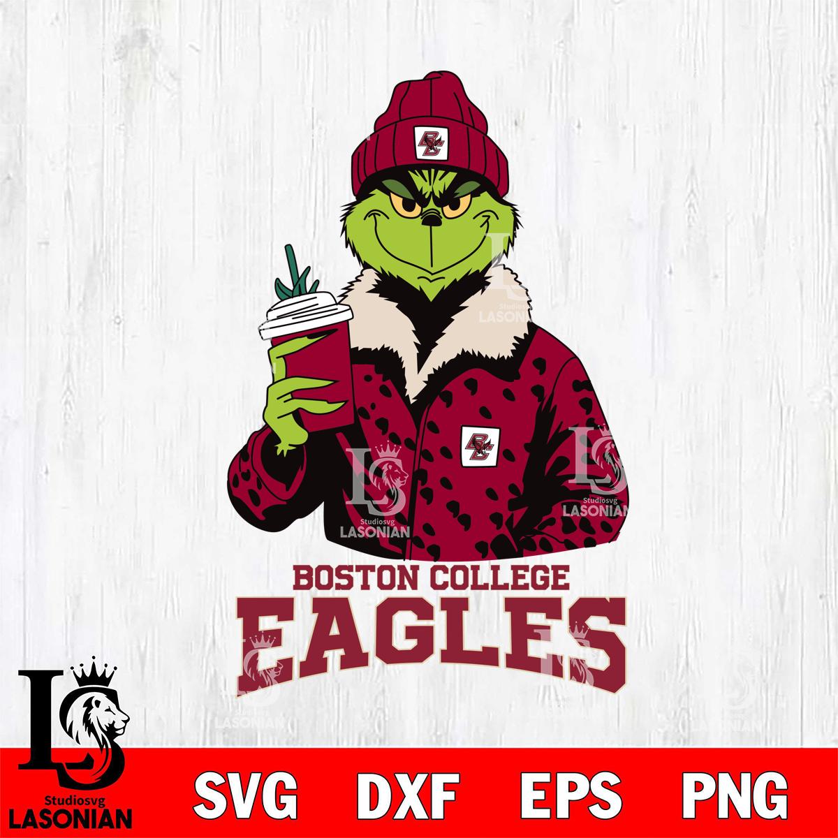 Boston College Eagles Grinch Leopard – lasoniansvg