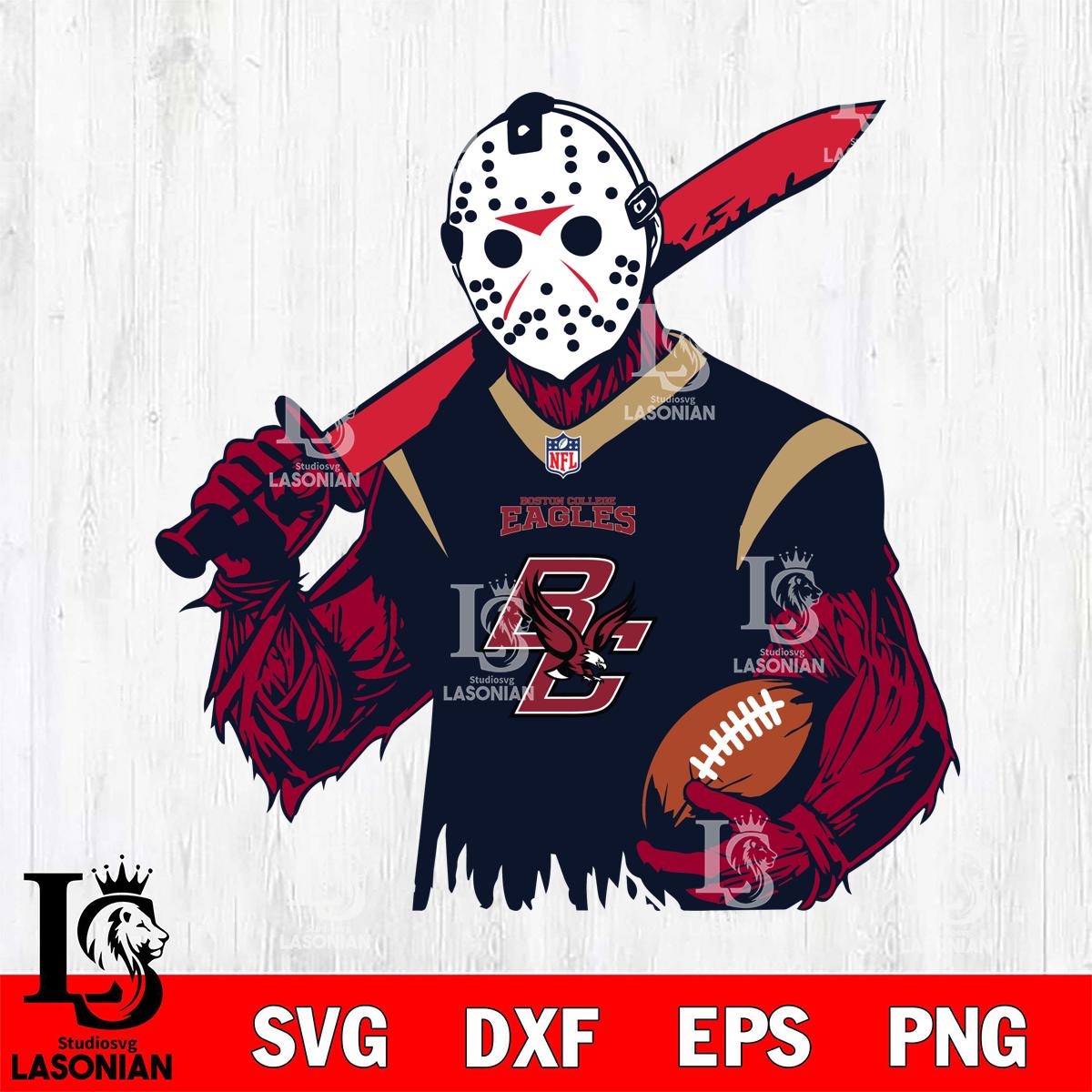 Boston College Eagles Jason Voorhees Horror 11 – lasoniansvg