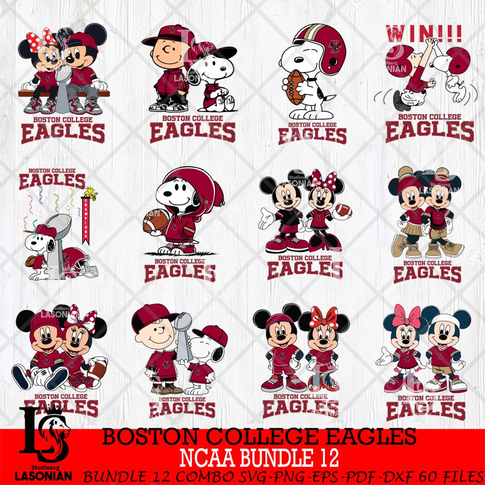 Boston College Eagles NCAA Bundle 12 – lasoniansvg