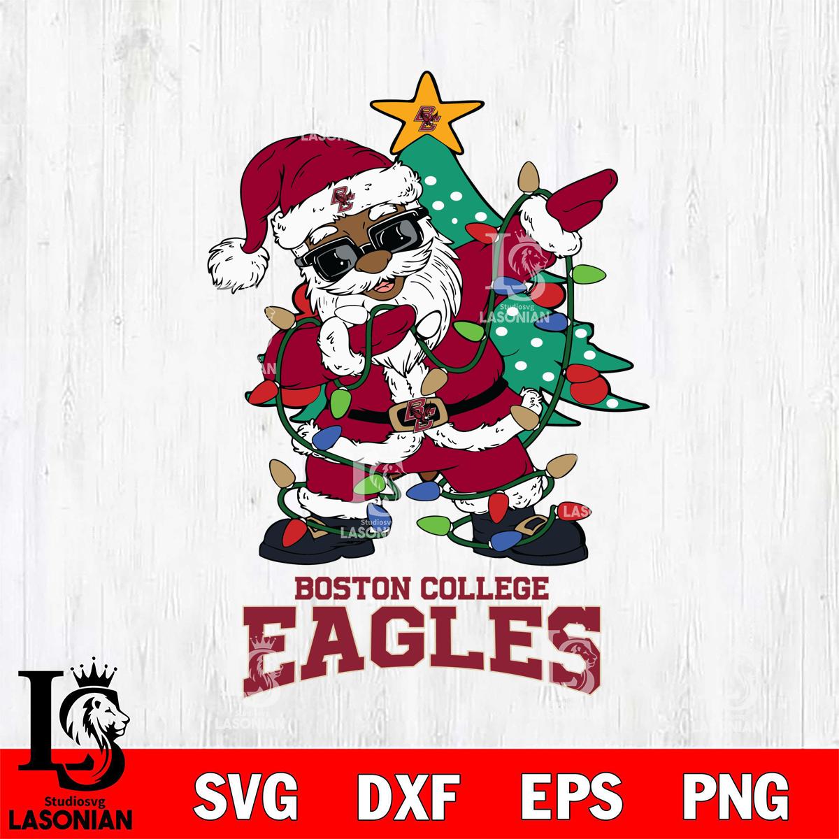 Boston College Eagles Santa Claus Ugly Christmas – lasoniansvg