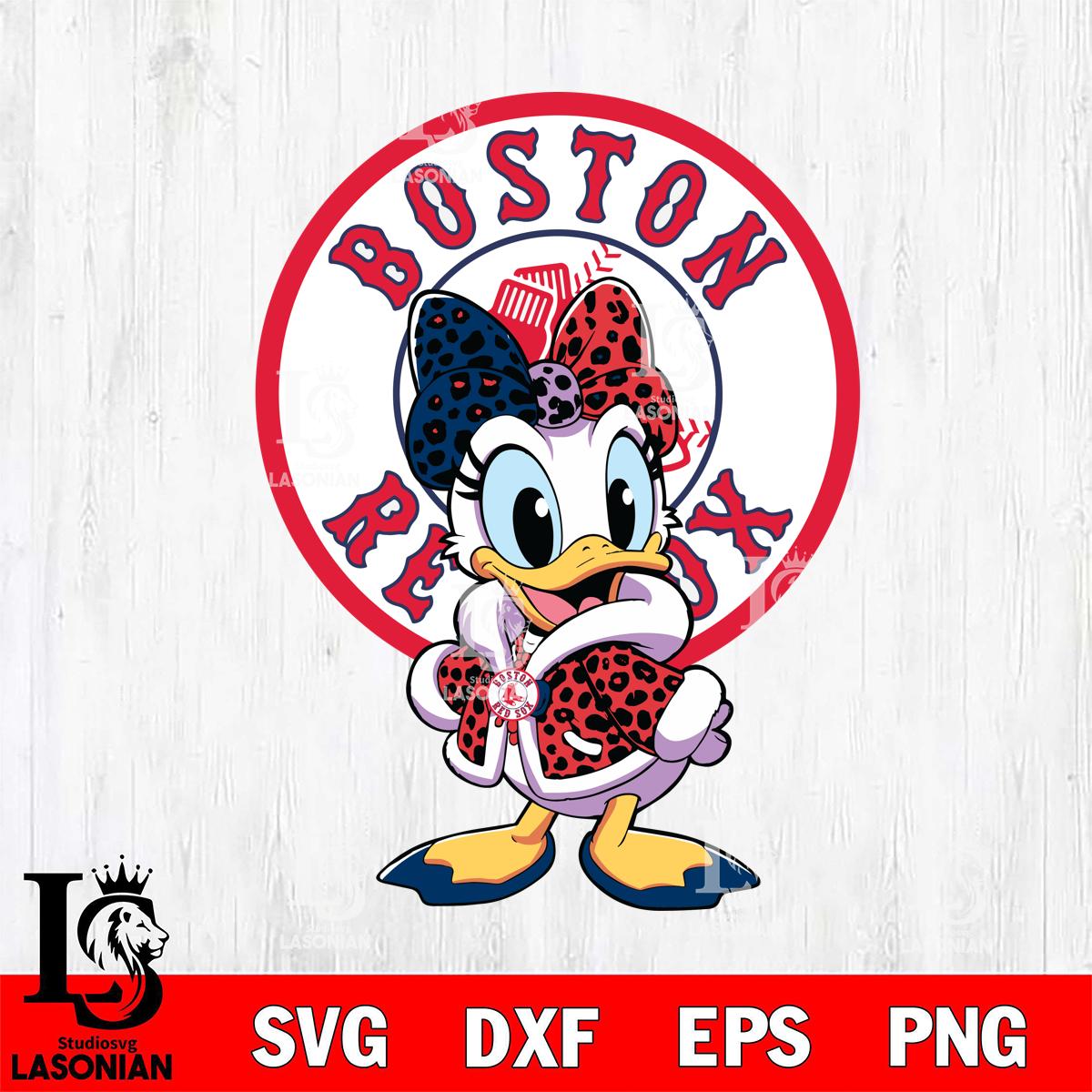 Boston Red Sox Fancy Daisy Duck Disney – lasoniansvg