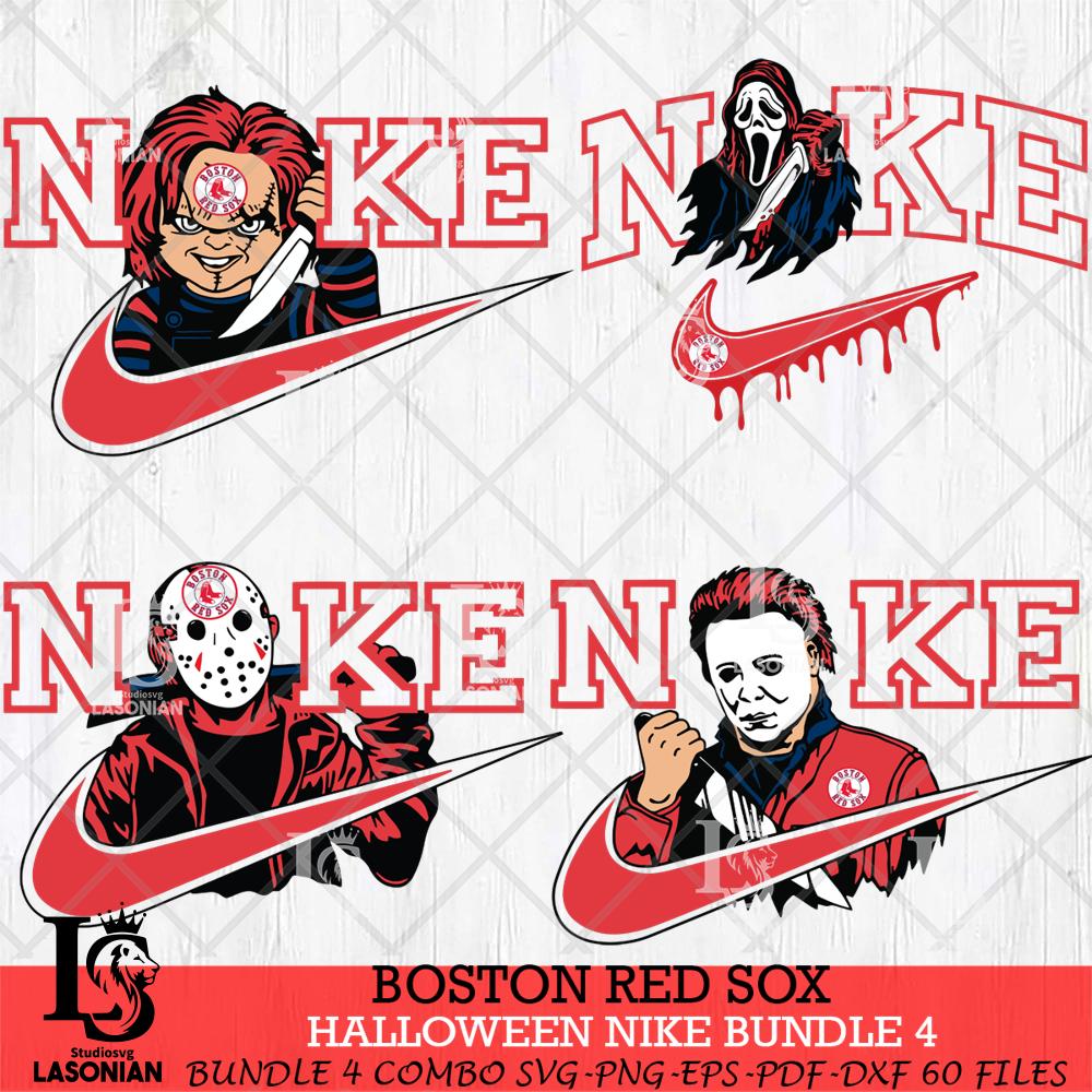Boston Red Sox Halloween Nike MLB Bundle 4 – lasoniansvg