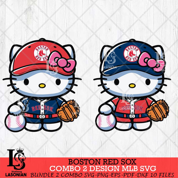 Boston Red Sox Hello Kitty Bundle 2 SVG – lasoniansvg