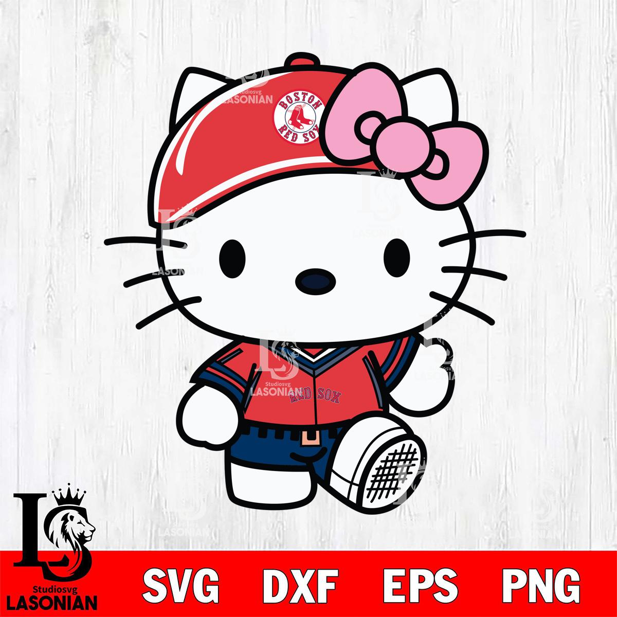 Boston Red Sox Hello Kitty Pink – lasoniansvg