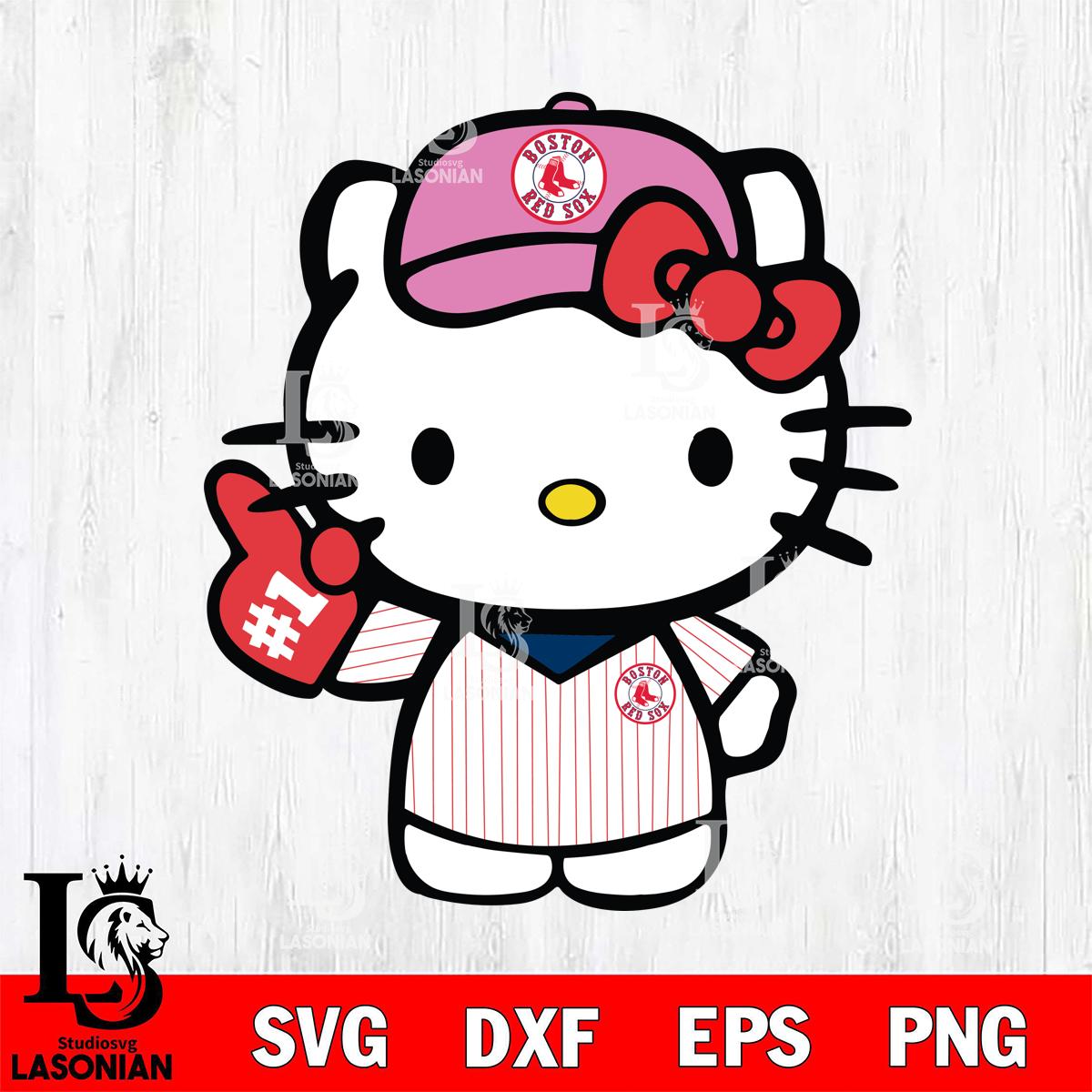 Boston Red Sox Hello Kitty sport 10 – lasoniansvg