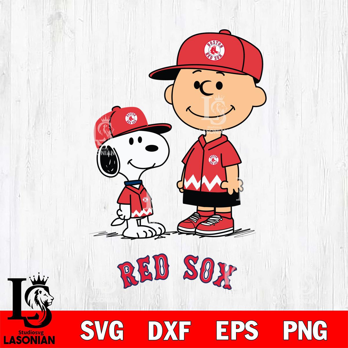 Boston Red Sox snoopy and charlie brown Sport Baseball – lasoniansvg