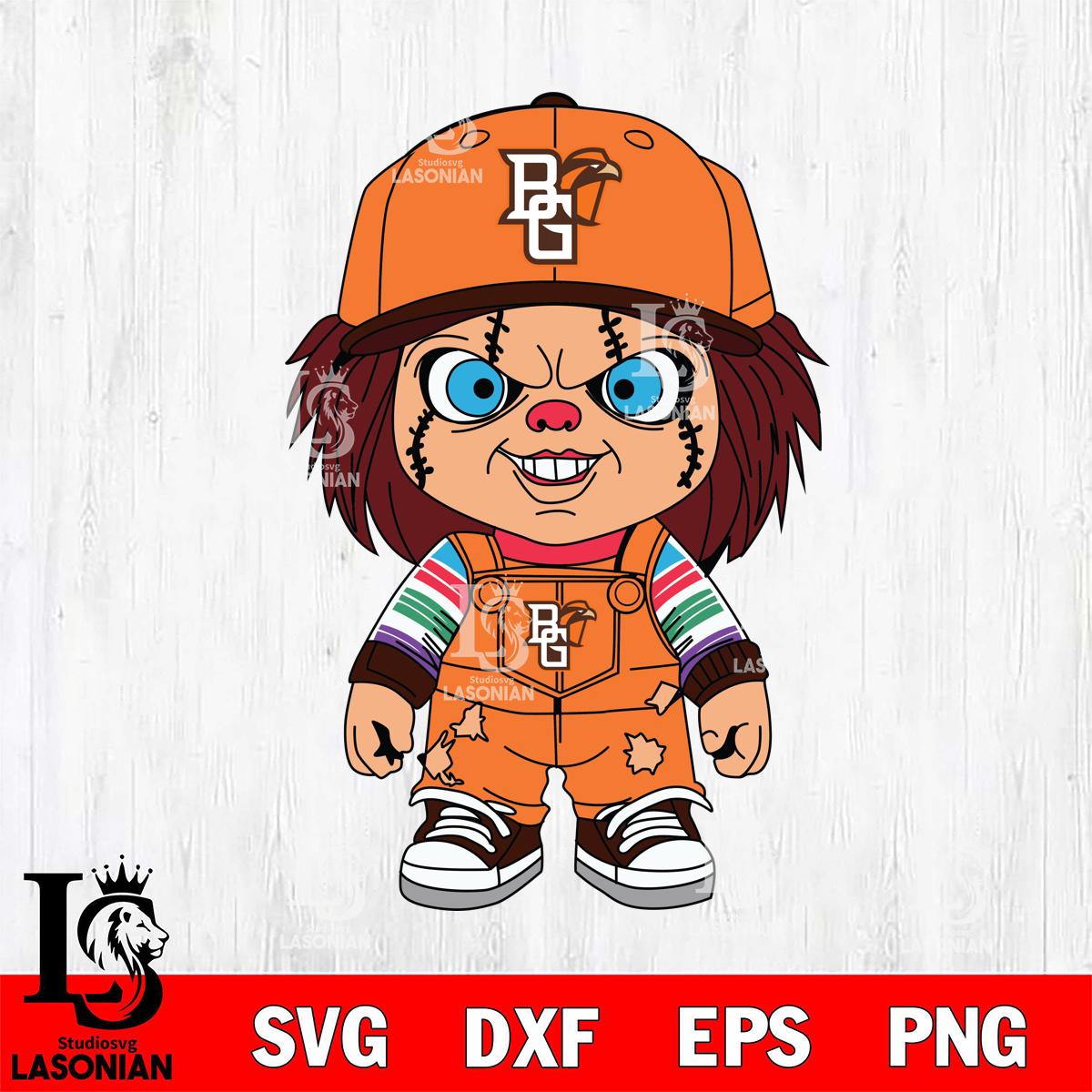 Bowling Green Falcons Chucky Football Horror Halloween – lasoniansvg