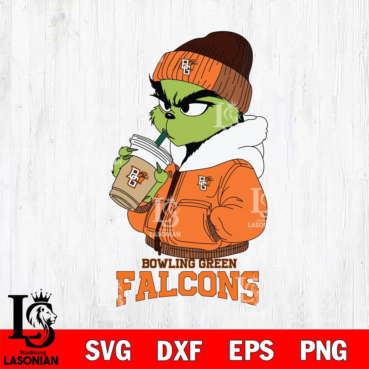 Bowling Green Falcons Grinch Bougie Sport – lasoniansvg