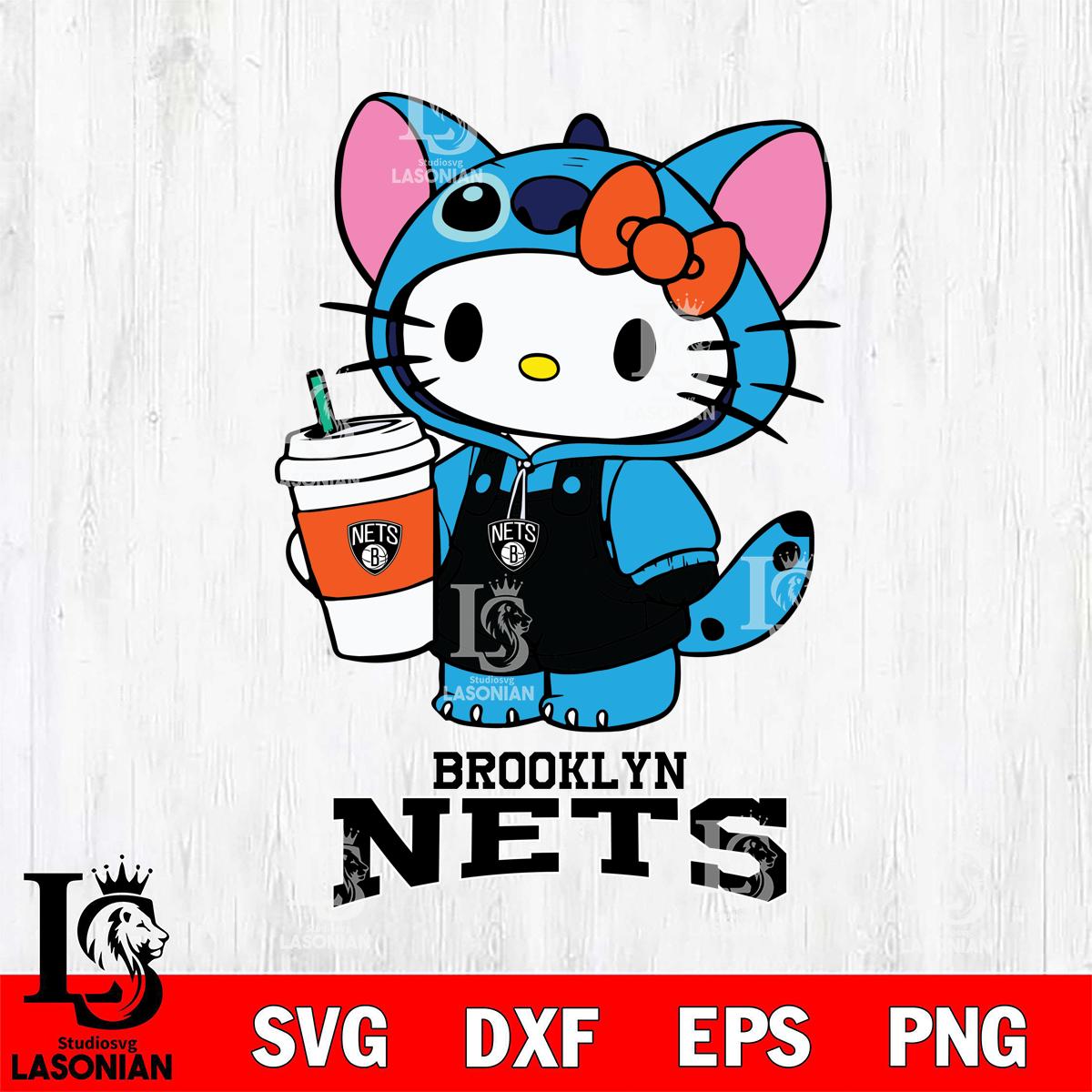Brooklyn Nets Hello Kitty Stitch – lasoniansvg