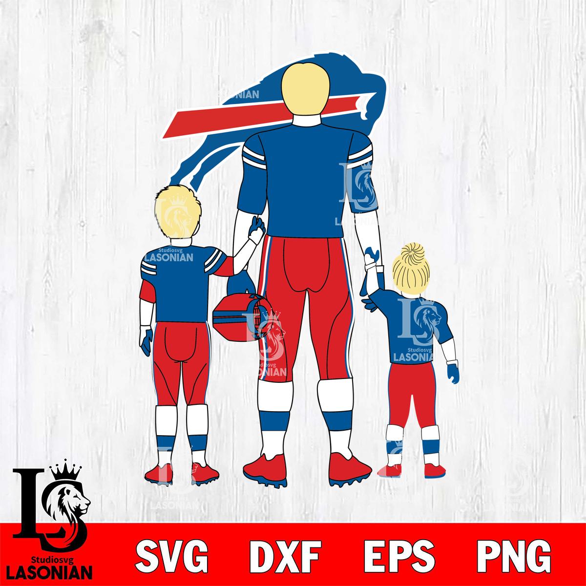 Buffalo Bills Best Dad Ever , father day , DAD NFL 3 – lasoniansvg
