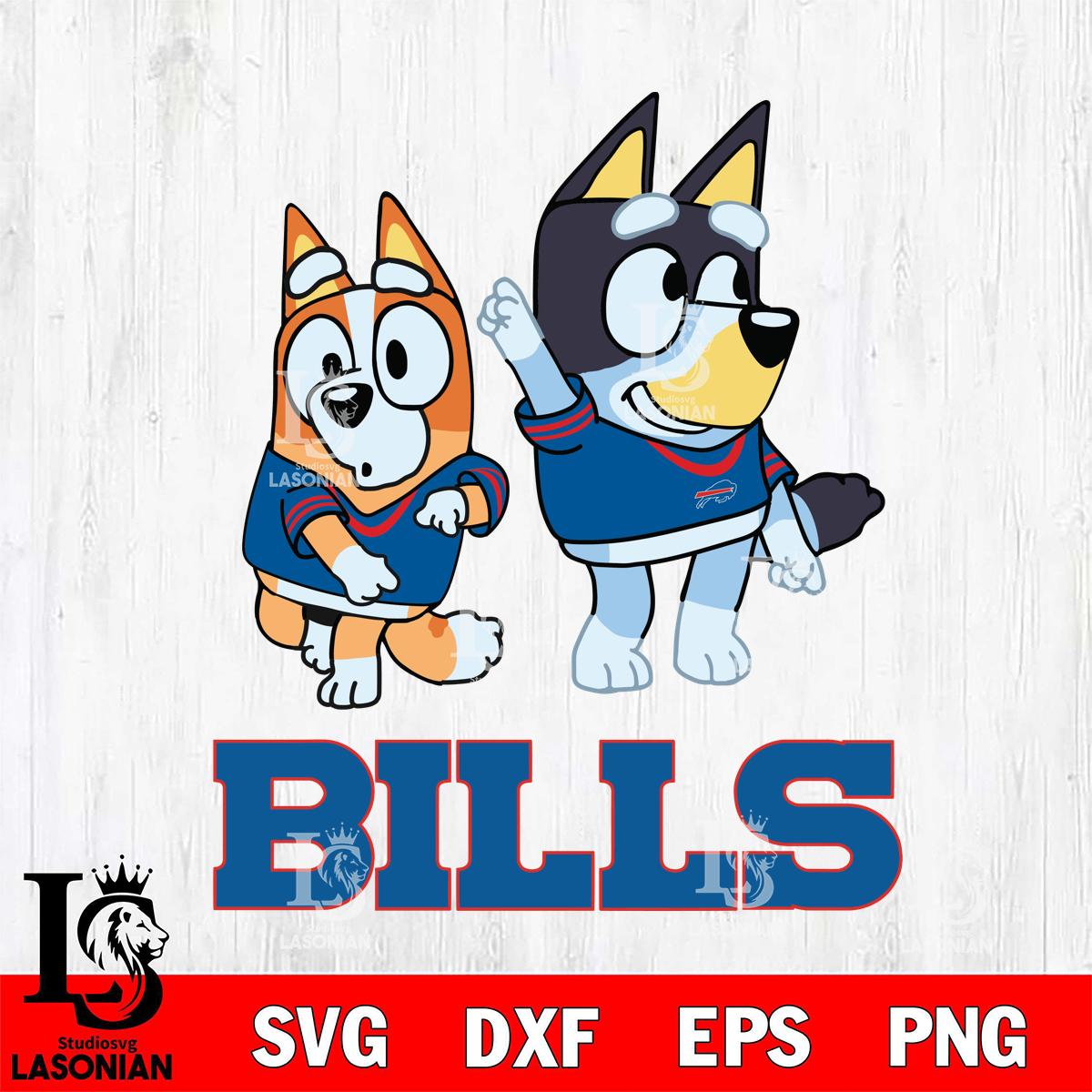 Buffalo Bills Bluey Chilli Mode Dance – lasoniansvg