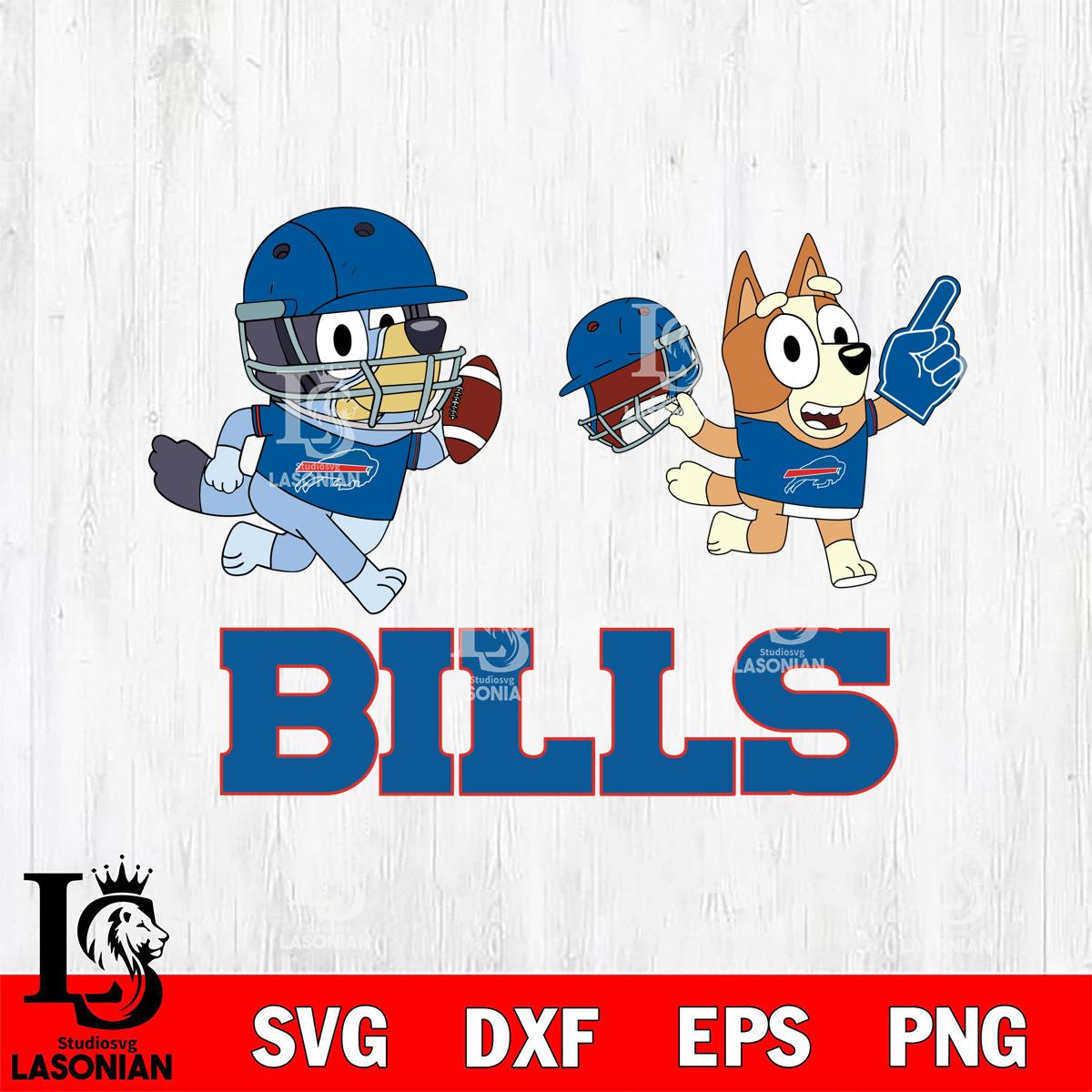 Buffalo Bills Bluey Chilli NFL 2 – lasoniansvg
