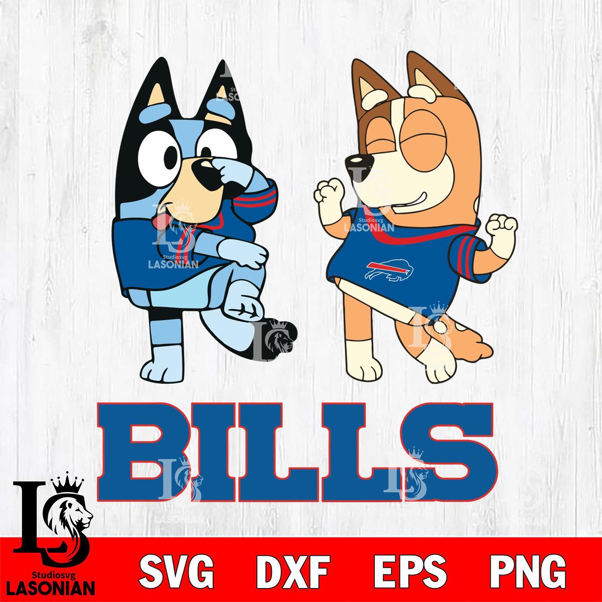 Buffalo Bills Bluey Chilli Sport – lasoniansvg