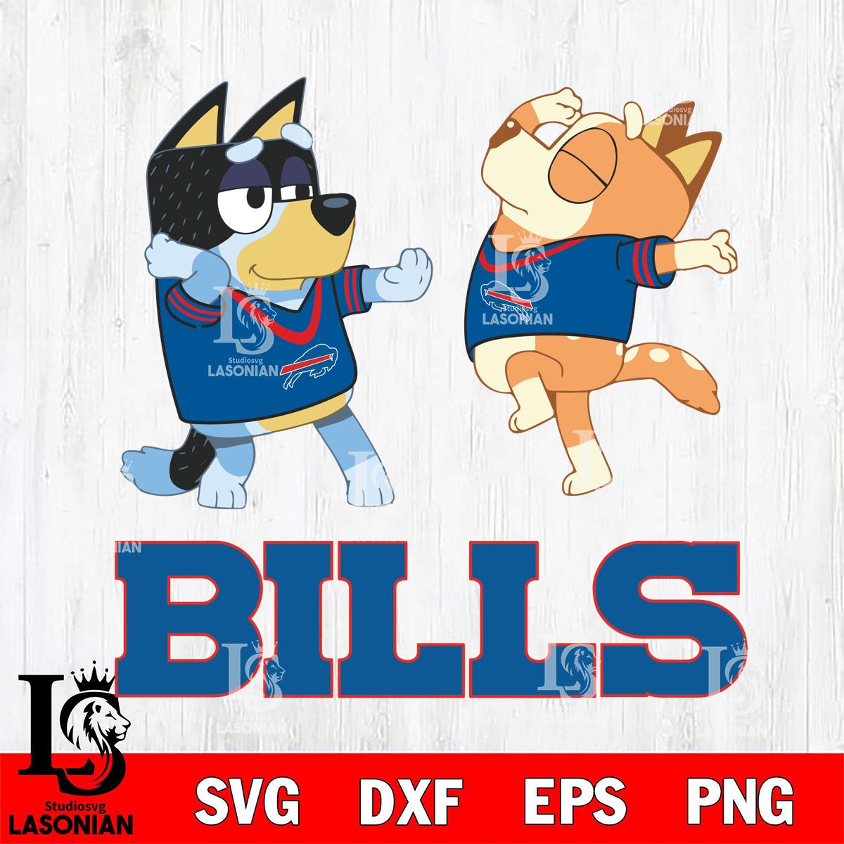 Buffalo Bills Bluey Dance – lasoniansvg