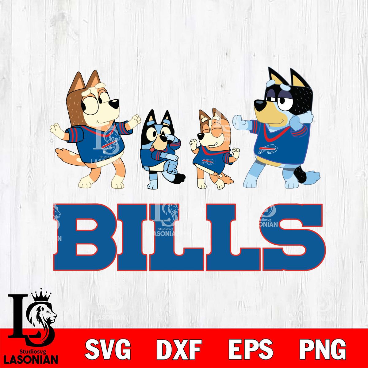 Buffalo Bills Bluey Dance Squats – lasoniansvg