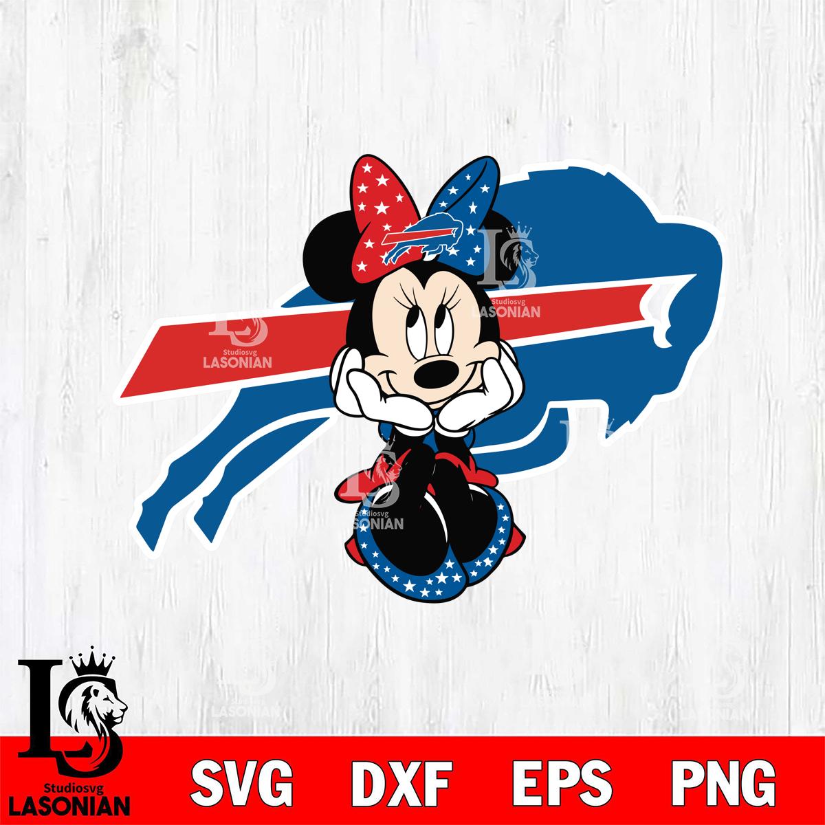 Buffalo Bills Cute Minnie Mouse – lasoniansvg