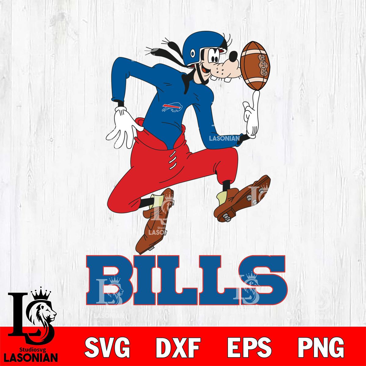 Buffalo Bills Goofy Circus Football – lasoniansvg