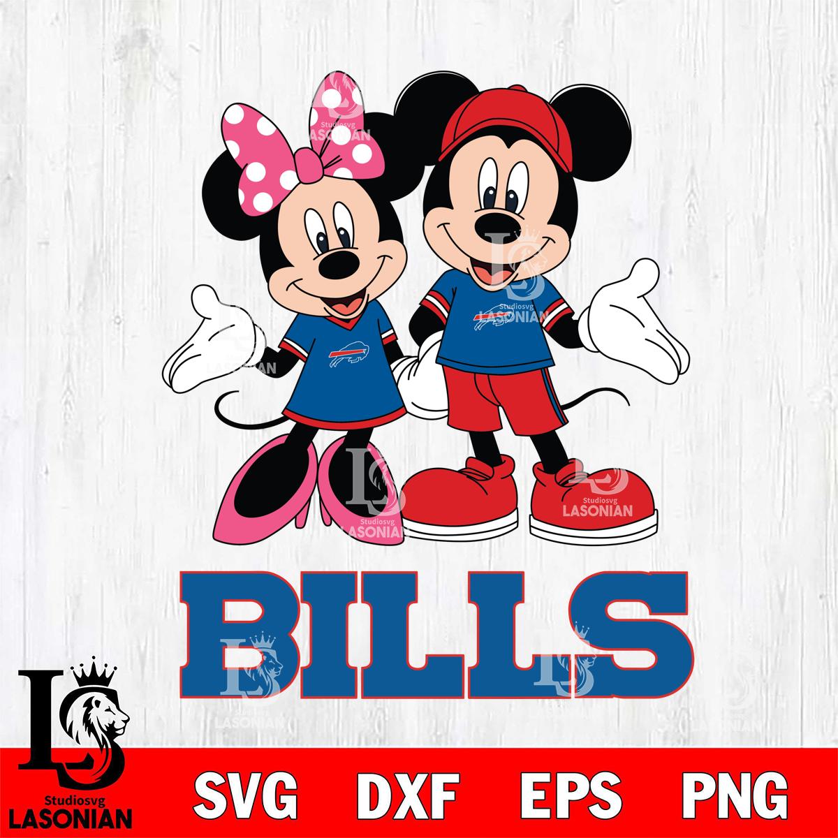 Buffalo Bills Mickey Minnie Mouse Sport – lasoniansvg