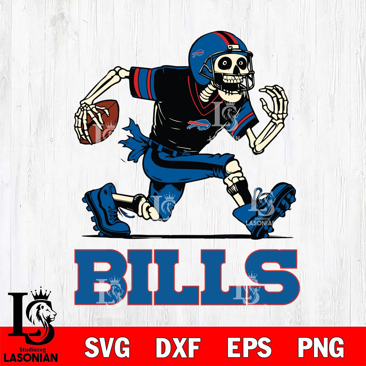 Buffalo Bills Skeleton Football – lasoniansvg