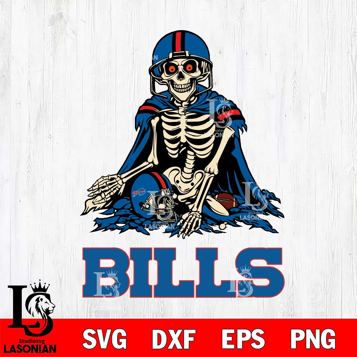 Buffalo Bills Skeleton Football 3 – lasoniansvg