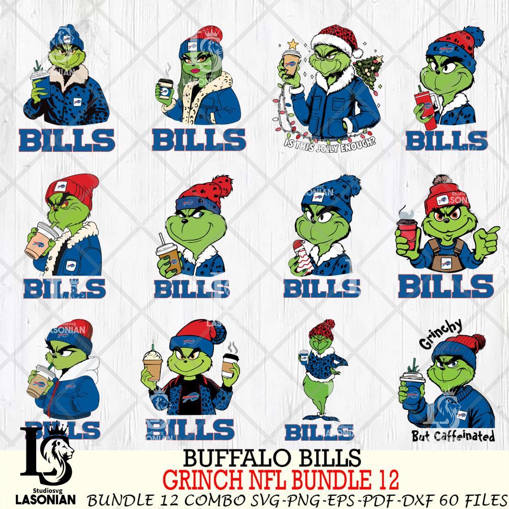 Buffalo Bills Grinch NFL Bundle 12 SVG – lasoniansvg