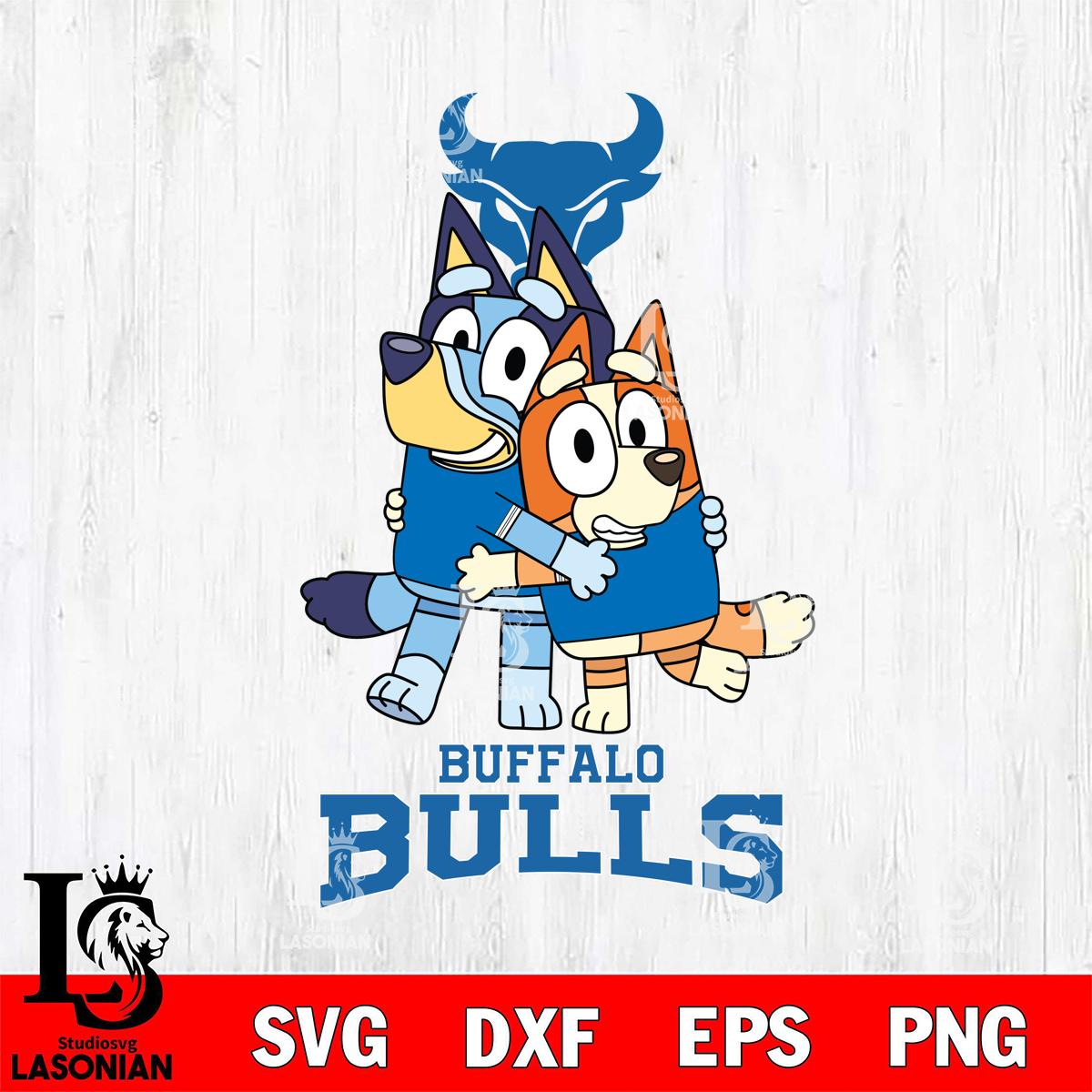 Buffalo Bulls Bluey & Bingo 3 – lasoniansvg