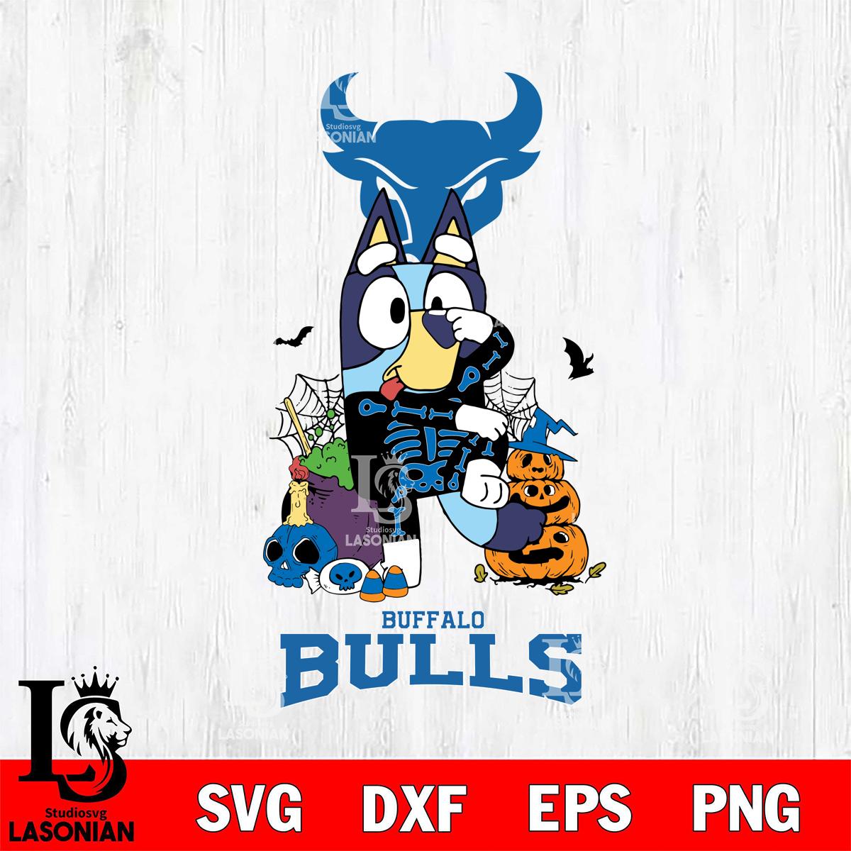 Buffalo Bulls Bluey Halloween NCAA 2 – lasoniansvg