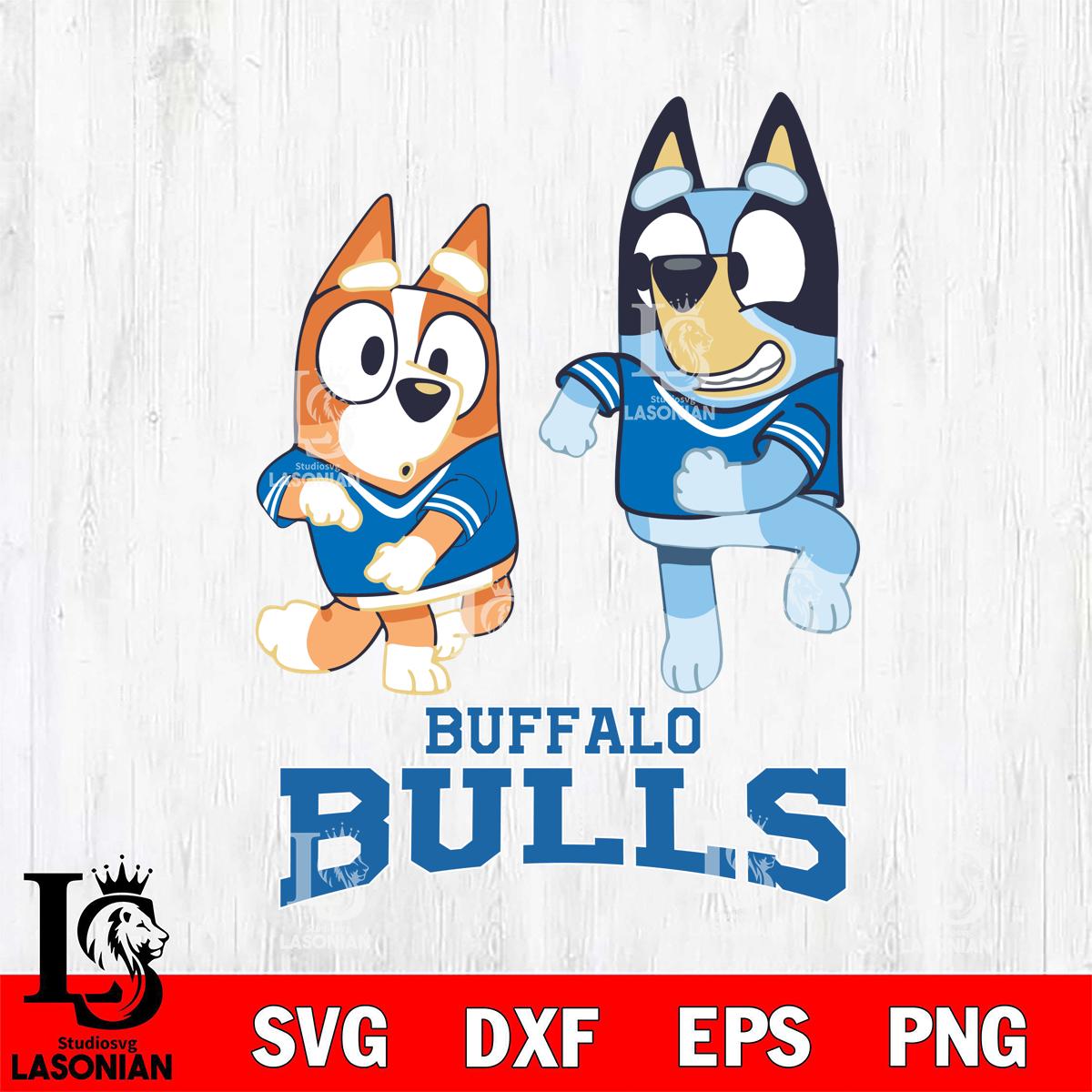 Buffalo Bulls Bluey with Chilli Dance – lasoniansvg