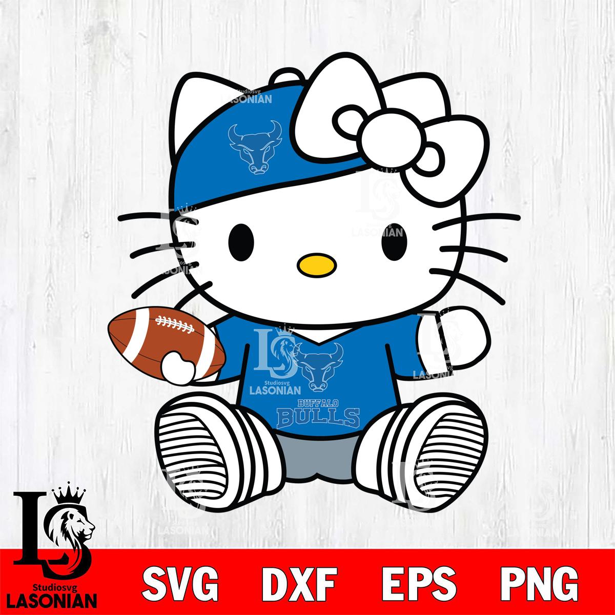 Buffalo Bulls Cute Hello Kitty Football 11 – lasoniansvg