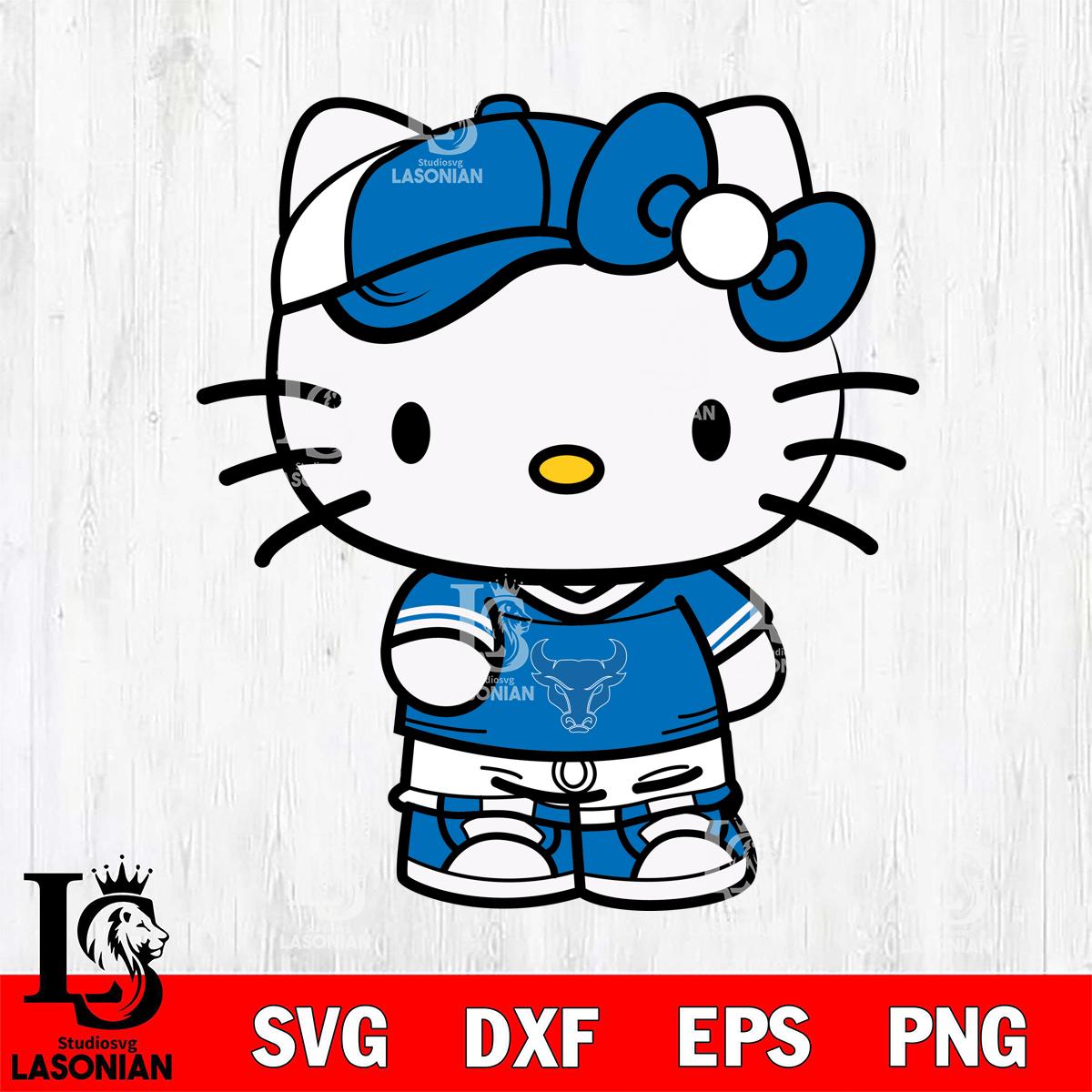 Buffalo Bulls Cute Hello Kitty Football 2 – lasoniansvg