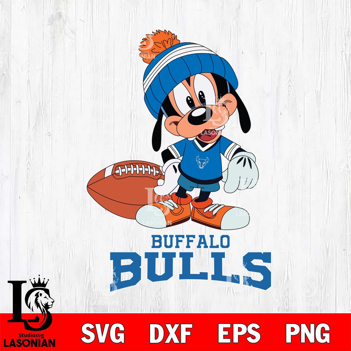 Buffalo Bulls Goofy Football – lasoniansvg