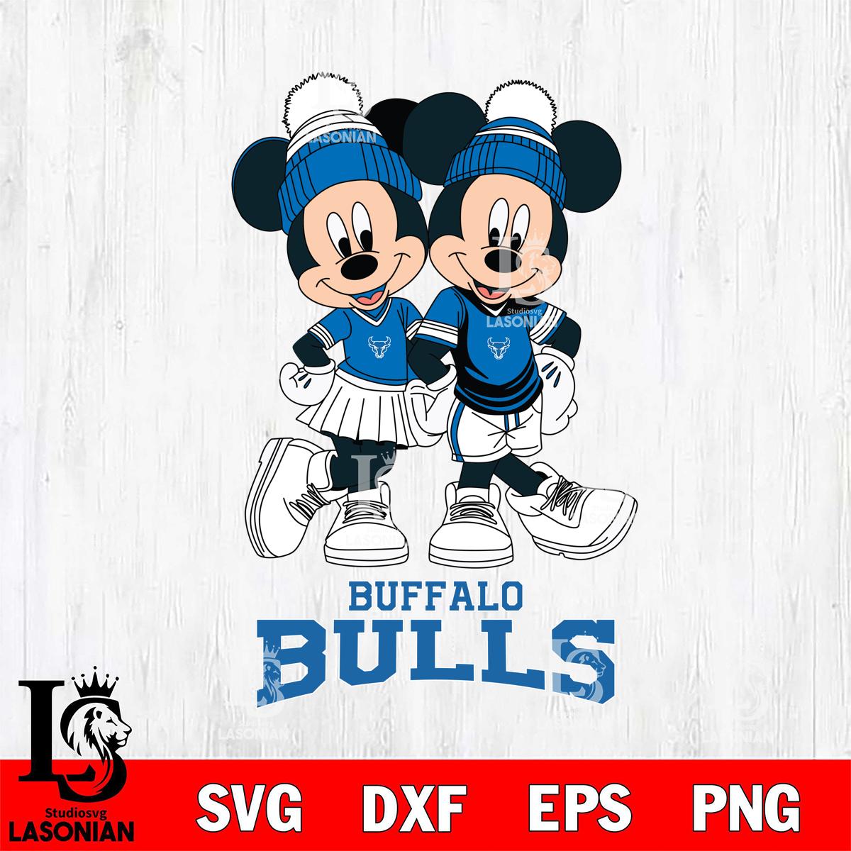 Buffalo Bulls Mickey And Minnie Mouse Football – lasoniansvg