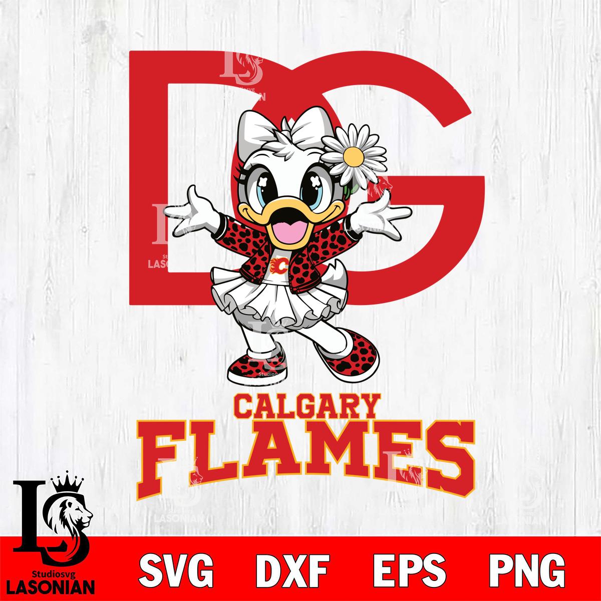 Calgary Flames Dolce And Gabbana Daisy Duck Disney – lasoniansvg